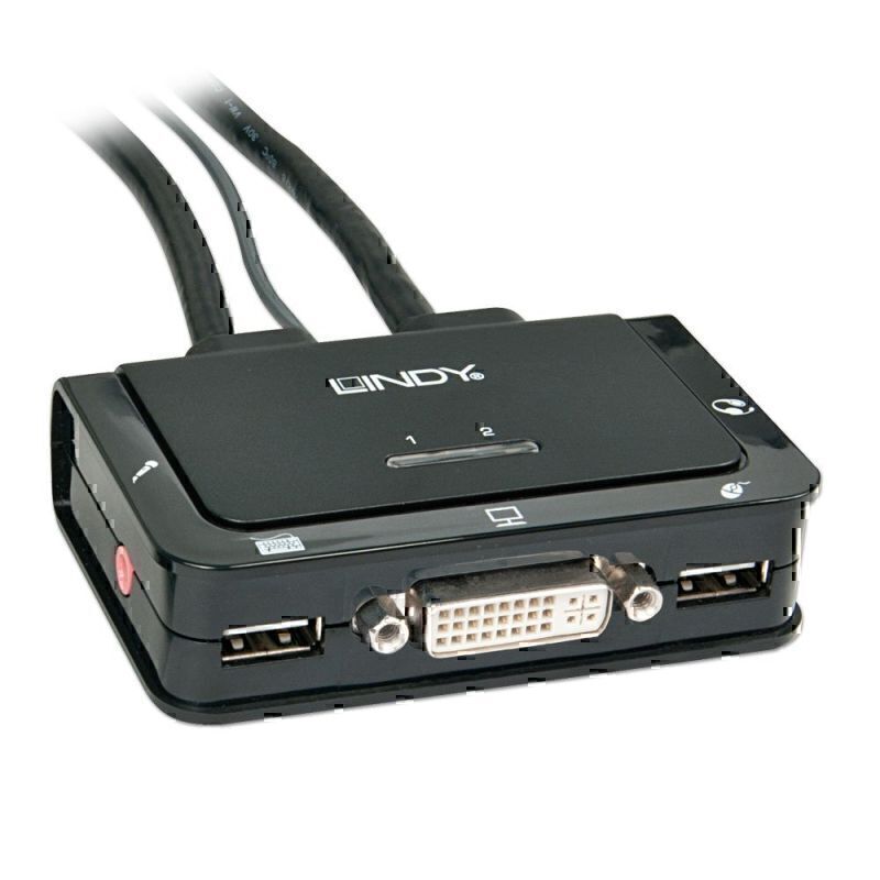 Lindy 2 Port DVI KVM Switch - Mr Inky - Product