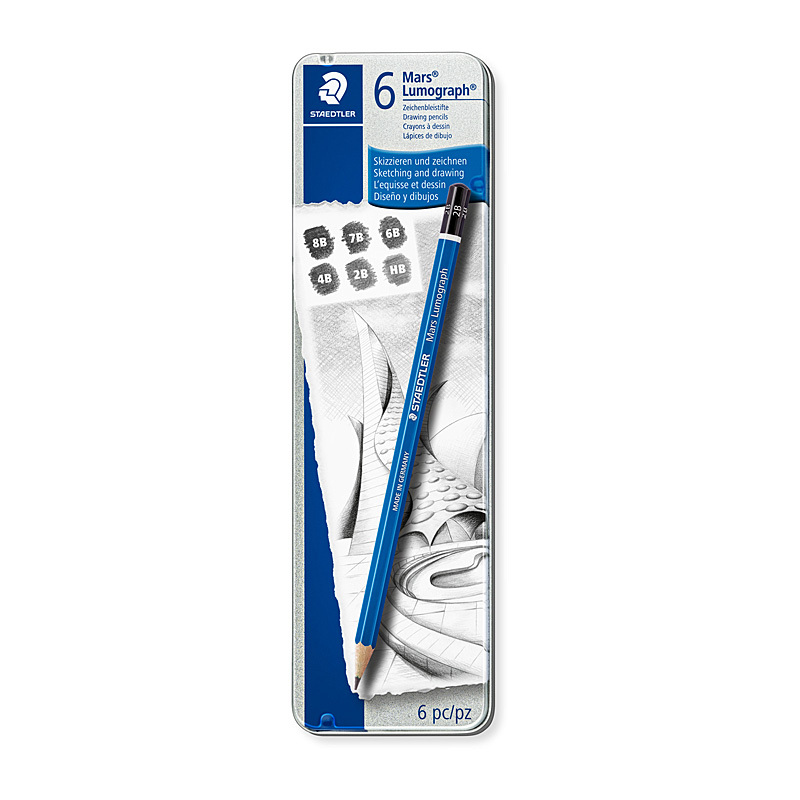 Staedtler Mars Lumograph Bx6 - Mr Inky - Product
