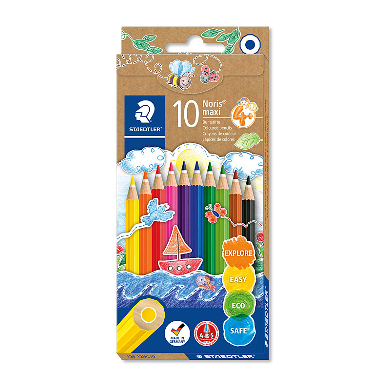 Staedtler NC Maxi Colour Bx10 - Mr Inky - Product