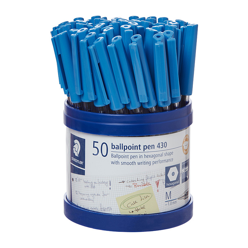 Staed Ballpoint430 M Blu Cup50 - Mr Inky - Product