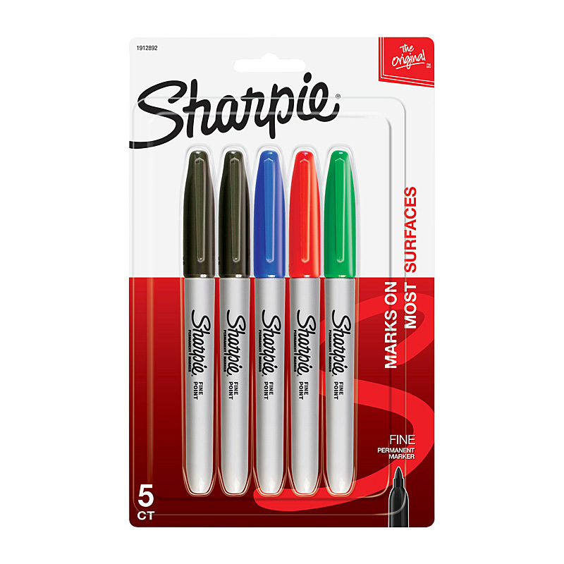 Sharpie Perm Mrkr Asst Pk5 Bx6 - Mr Inky - Product