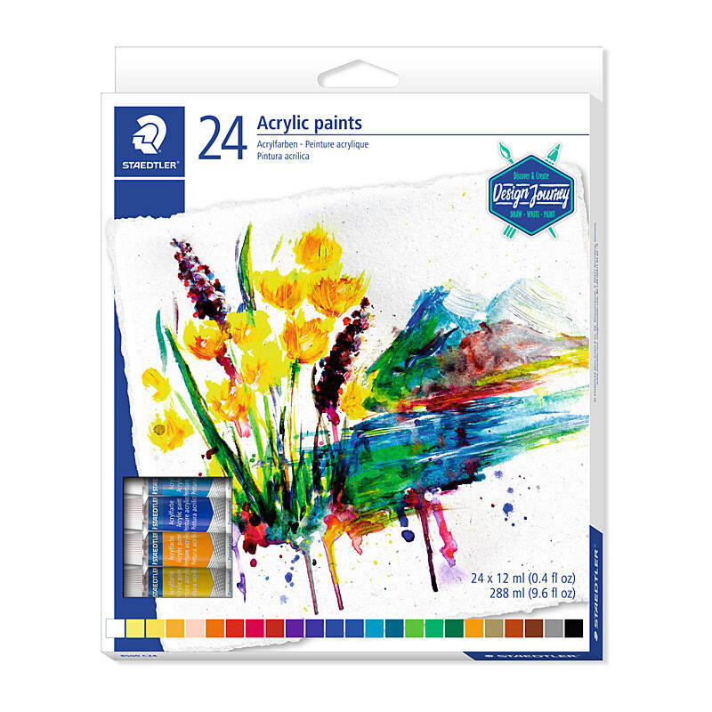 Staed Acrylic Paint Asst Bx24 - Mr Inky - Product
